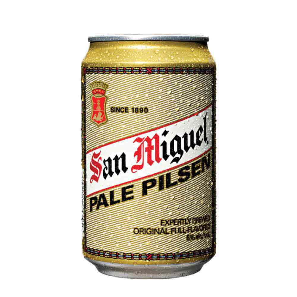 San Mig Pilsen 330ml can x 24 – promiselandmart